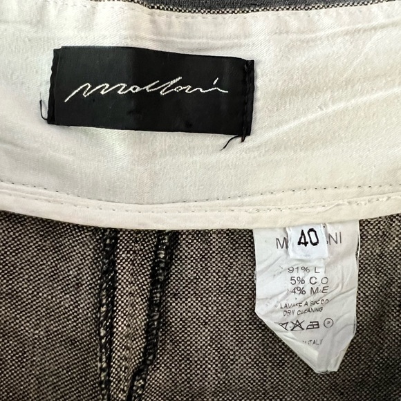 Molloni | Pants & Jumpsuits | Molloni Designer Heavy Linen Dress Pants ...
